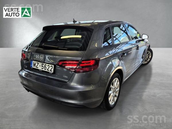 Grey Audi A3 2016 in Riga, with an engine capacity of 2.00 L and mileage of 229 thousand km for 10490 €, photo 5 on AUTOMOTO.COM.LV