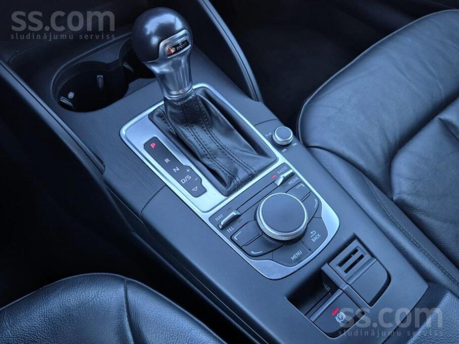 Grey Audi A3 2016 in Riga, with an engine capacity of 2.00 L and mileage of 229 thousand km for 10490 €, photo 13 on AUTOMOTO.COM.LV