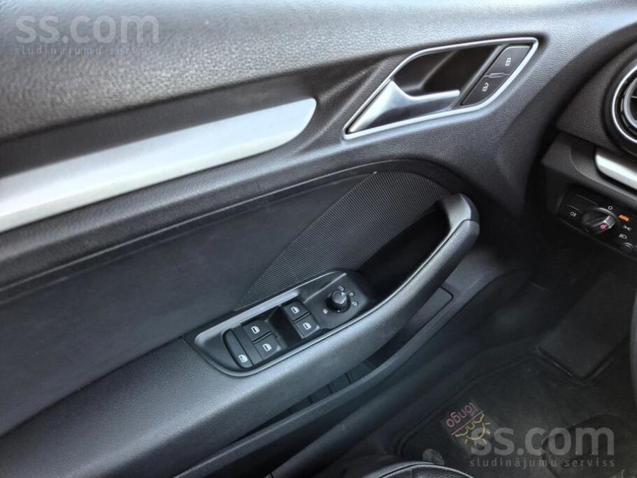 Grey Audi A3 2016 in Riga, with an engine capacity of 2.00 L and mileage of 229 thousand km for 10490 €, photo 15 on AUTOMOTO.COM.LV