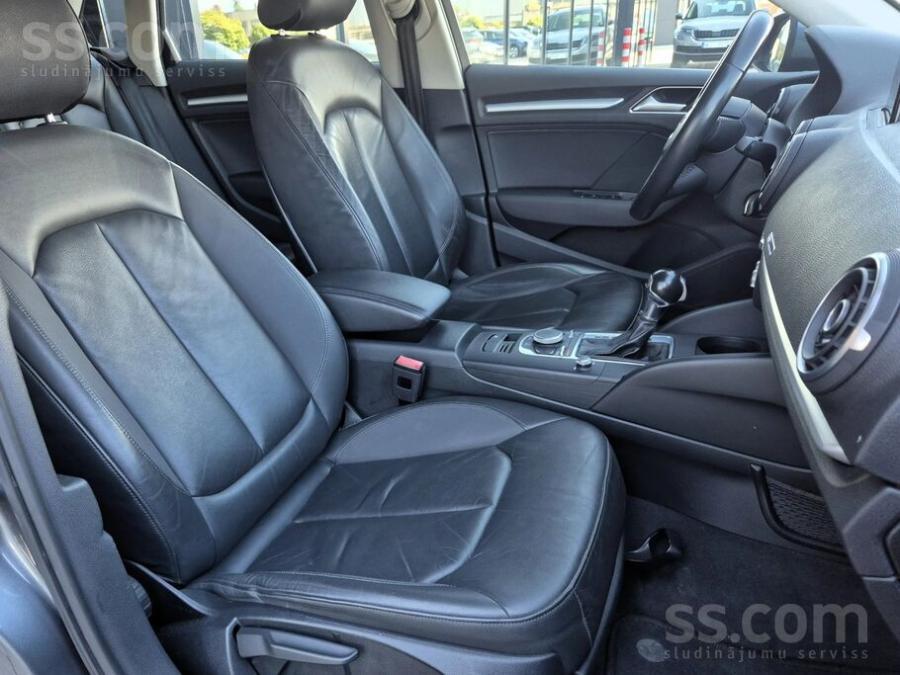 Grey Audi A3 2016 in Riga, with an engine capacity of 2.00 L and mileage of 229 thousand km for 10490 €, photo 22 on AUTOMOTO.COM.LV