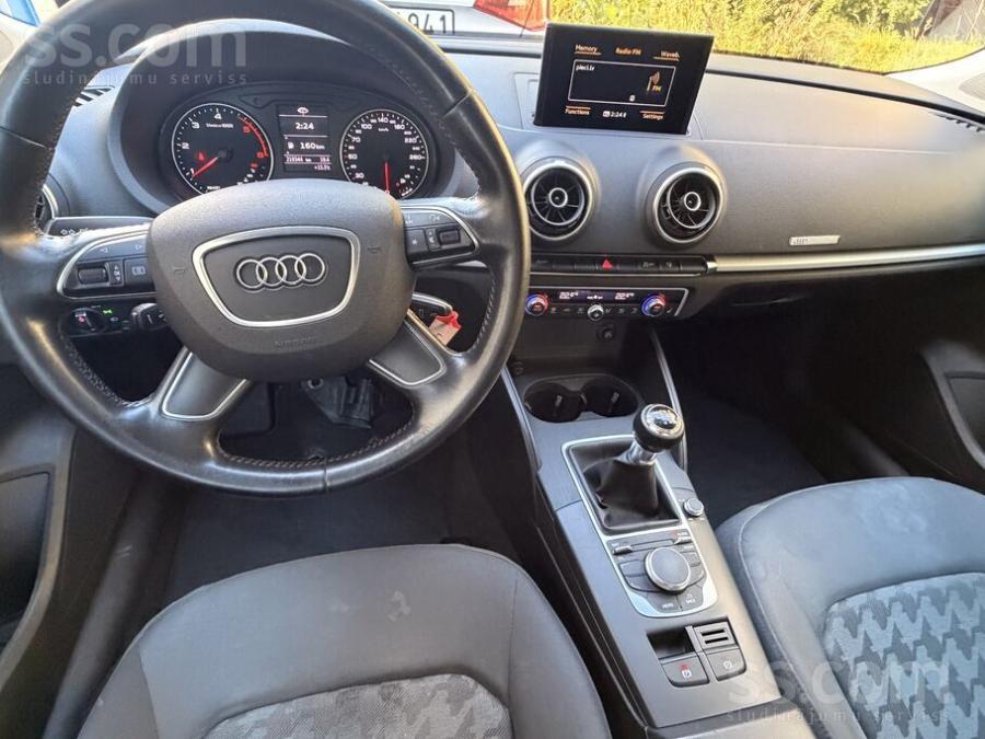 Pelēks Audi A3 2016 Rīga, ar dzinēja tilpumu 2.00 L un nobraukumu 210 tūkst. km par 7850 €, foto 5 vietnē AUTOMOTO.COM.LV