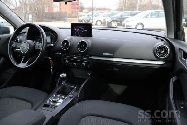 Pelēks Audi A3 2017 Rīga, ar dzinēja tilpumu 1.60 L un nobraukumu 0 tūkst. km par 8690 €, foto 9 vietnē AUTOMOTO.COM.LV