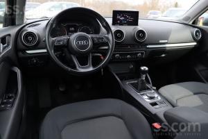 Grey Audi A3 2017 in Riga, with an engine capacity of 1.60 L and mileage of 0 thousand km for 8690 €, photo 12 on AUTOMOTO.COM.LV