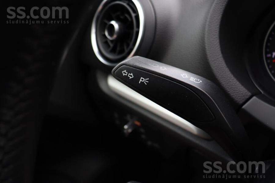 Grey Audi A3 2017 in Riga, with an engine capacity of 1.60 L and mileage of 0 thousand km for 8690 €, photo 17 on AUTOMOTO.COM.LV