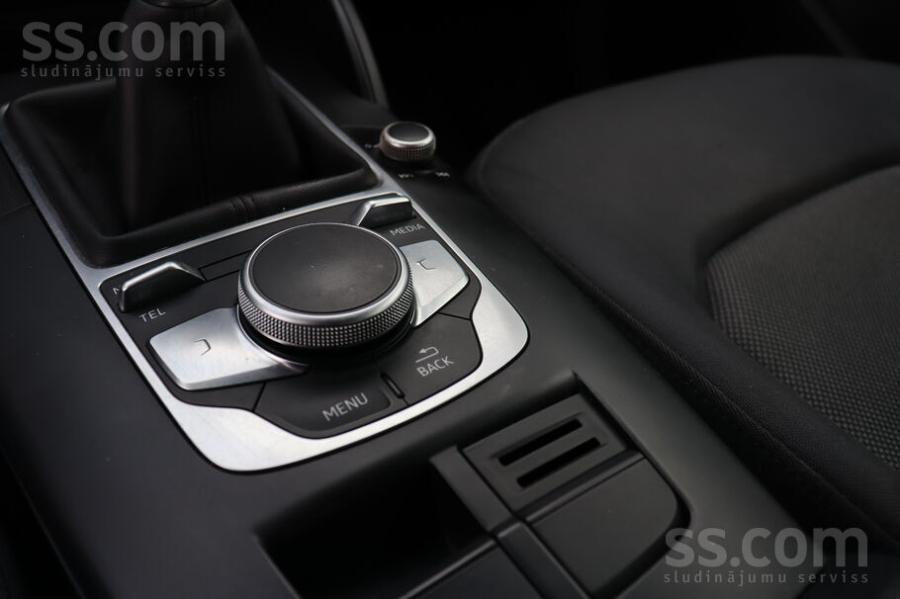 Grey Audi A3 2017 in Riga, with an engine capacity of 1.60 L and mileage of 0 thousand km for 8690 €, photo 23 on AUTOMOTO.COM.LV