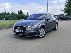 Grey Audi A3 2017 in Panevezys, with an engine capacity of 1.60 L and mileage of 147 thousand km for 9990 €, photo  on AUTOMOTO.COM.LV
