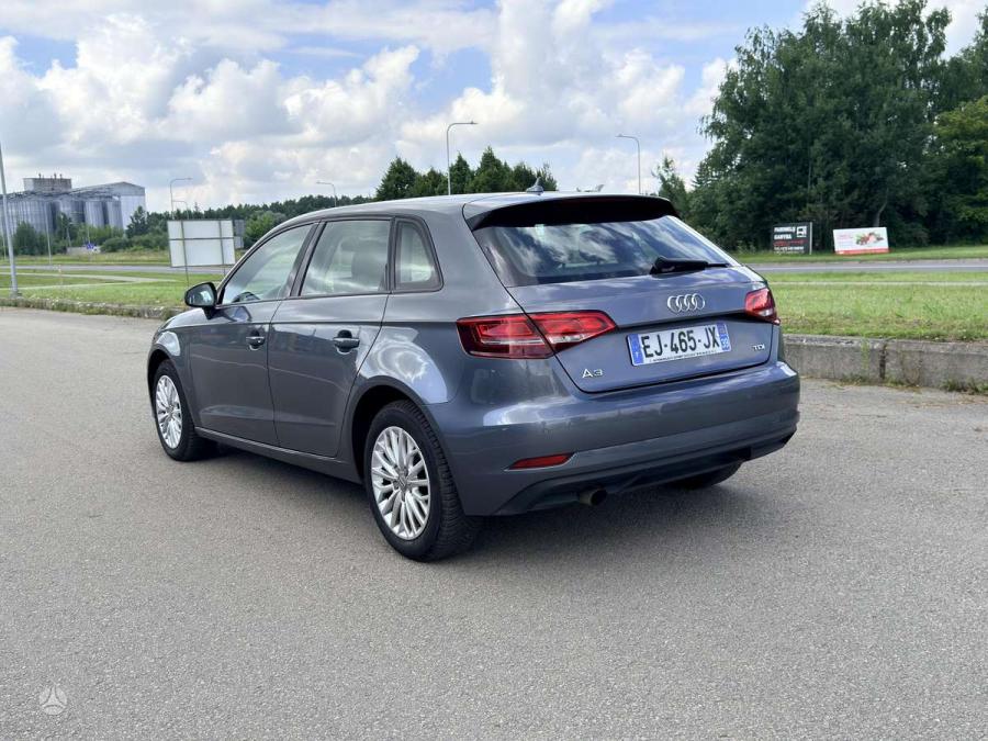 Pelēks Audi A3 2017 Panevēža, ar dzinēja tilpumu 1.60 L un nobraukumu 147 tūkst. km par 9990 €, foto 8 vietnē AUTOMOTO.COM.LV