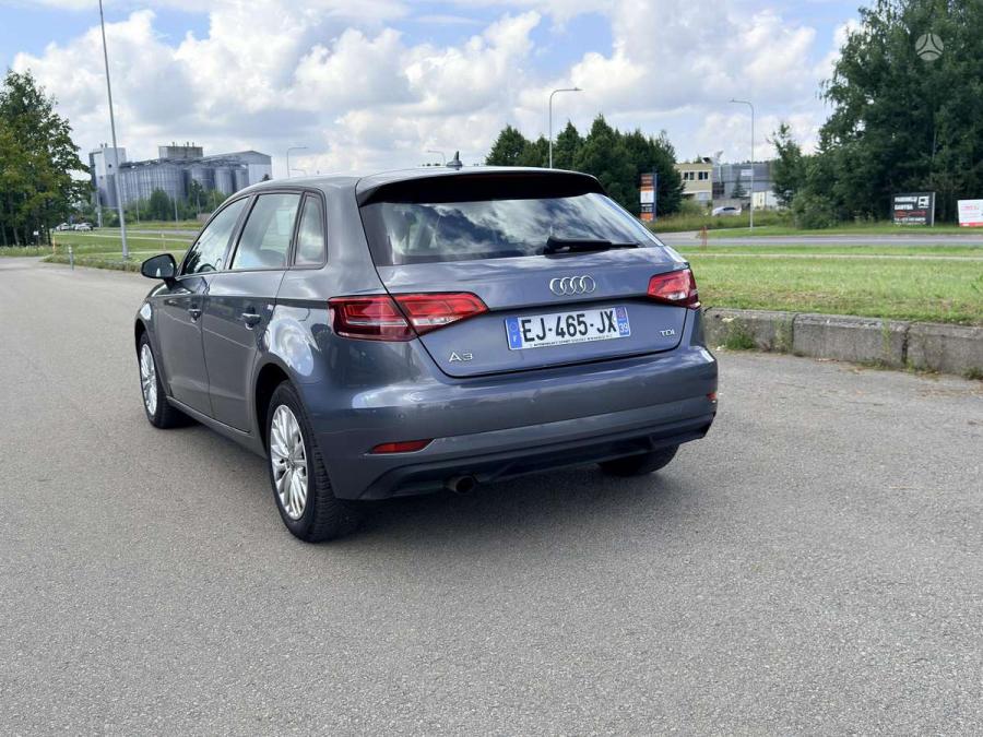 Pelēks Audi A3 2017 Panevēža, ar dzinēja tilpumu 1.60 L un nobraukumu 147 tūkst. km par 9990 €, foto 10 vietnē AUTOMOTO.COM.LV