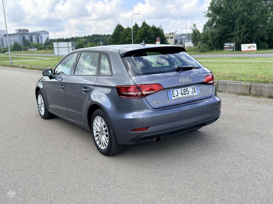 Pelēks Audi A3 2017 Panevēža, ar dzinēja tilpumu 1.60 L un nobraukumu 147 tūkst. km par 9990 €, foto 12 vietnē AUTOMOTO.COM.LV