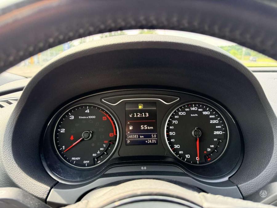 Pelēks Audi A3 2017 Panevēža, ar dzinēja tilpumu 1.60 L un nobraukumu 147 tūkst. km par 9990 €, foto 18 vietnē AUTOMOTO.COM.LV