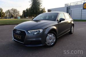Grey Audi A3 2017 in Riga, with an engine capacity of 1.60 L and mileage of 0 thousand km for 8690 €, photo  on AUTOMOTO.COM.LV