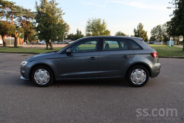 Grey Audi A3 2017 in Riga, with an engine capacity of 1.60 L and mileage of 0 thousand km for 8690 €, photo 3 on AUTOMOTO.COM.LV