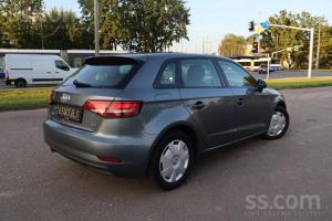 Grey Audi A3 2017 in Riga, with an engine capacity of 1.60 L and mileage of 0 thousand km for 6990 €, photo 7 on AUTOMOTO.COM.LV