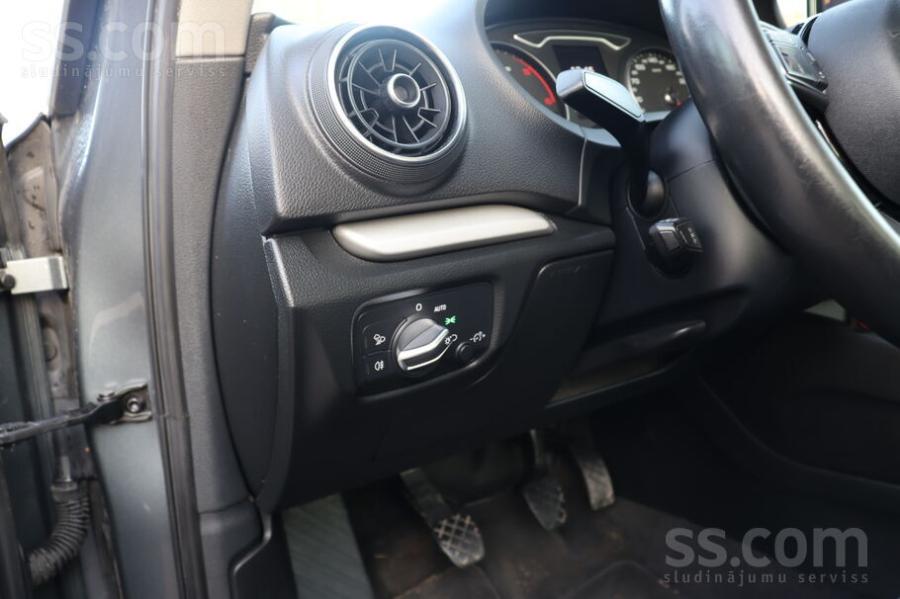 Grey Audi A3 2017 in Riga, with an engine capacity of 1.60 L and mileage of 0 thousand km for 6990 €, photo 12 on AUTOMOTO.COM.LV