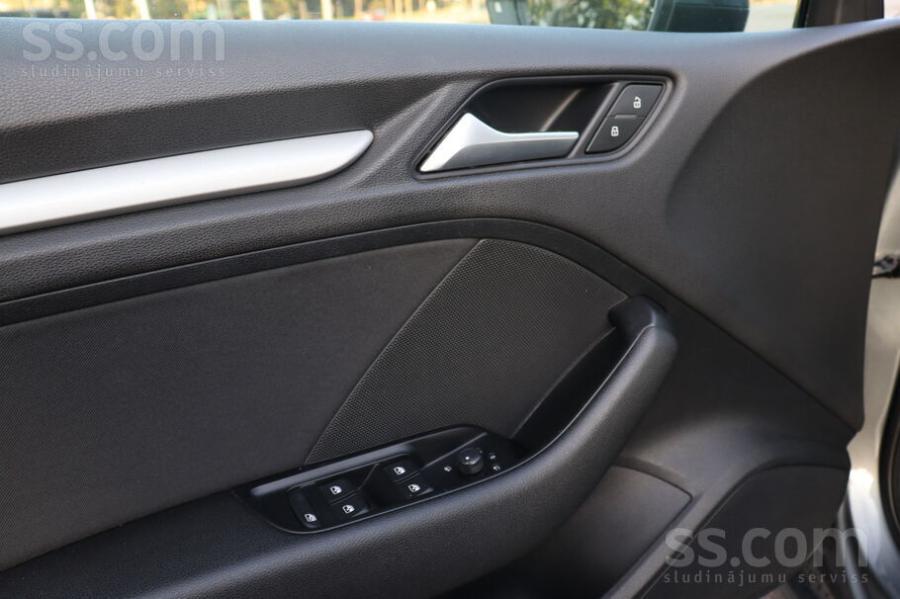 Grey Audi A3 2017 in Riga, with an engine capacity of 1.60 L and mileage of 0 thousand km for 6990 €, photo 21 on AUTOMOTO.COM.LV