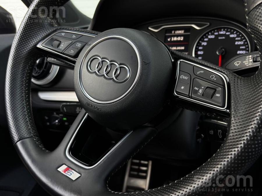 Pelēks Audi A3 2017 Rīga, ar dzinēja tilpumu 2.00 L un nobraukumu 264 tūkst. km par 11950 €, foto 17 vietnē AUTOMOTO.COM.LV
