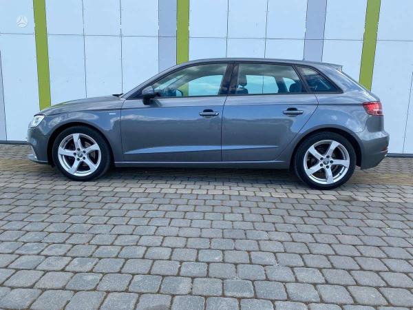 Grey Audi A3 2017 in Raseiniai, with an engine capacity of 1.60 L and mileage of 276 thousand km for 8900 €, photo 9 on AUTOMOTO.COM.LV