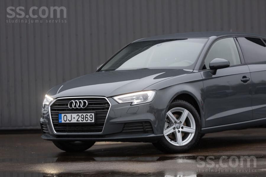 Grey Audi A3 2018 in Jelgava, with an engine capacity of 1.60 L and mileage of 0 thousand km for 12950 €, photo 2 on AUTOMOTO.COM.LV
