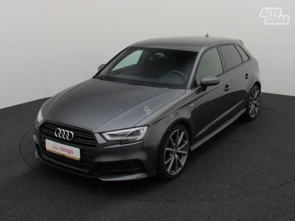 Pelēks Audi A3 2018 Viļņa, ar dzinēja tilpumu 1.50 L un nobraukumu 231 tūkst. km par 12599 €, foto 1 vietnē AUTOMOTO.COM.LV