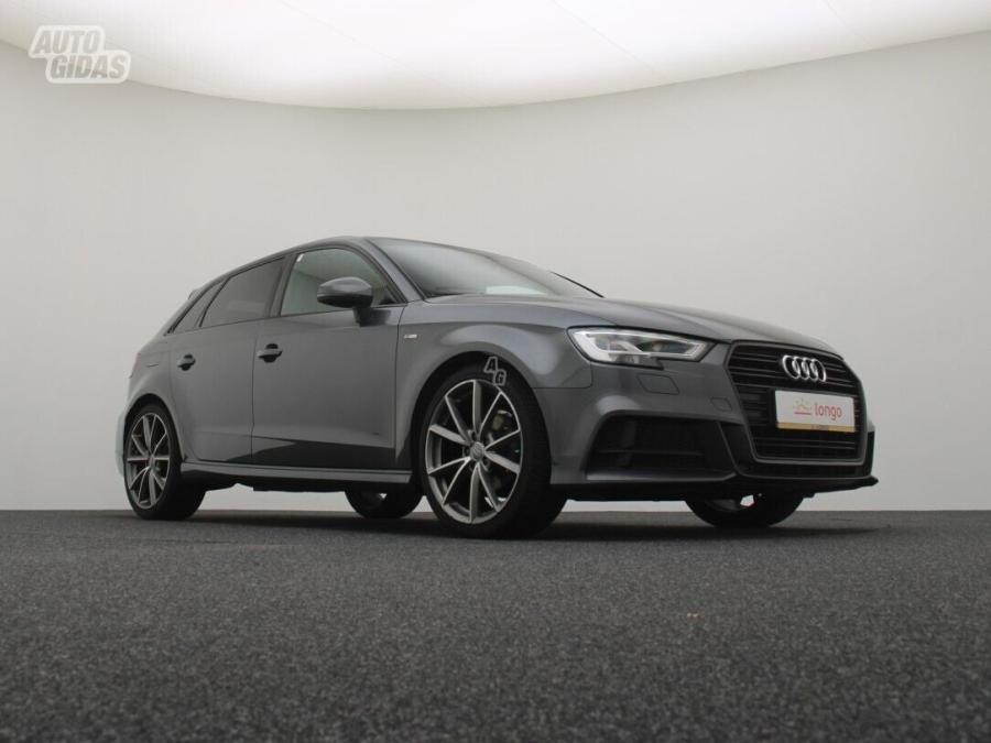 Grey Audi A3 2018 in Vilnius, with an engine capacity of 1.50 L and mileage of 231 thousand km for 12599 €, photo 11 on AUTOMOTO.COM.LV
