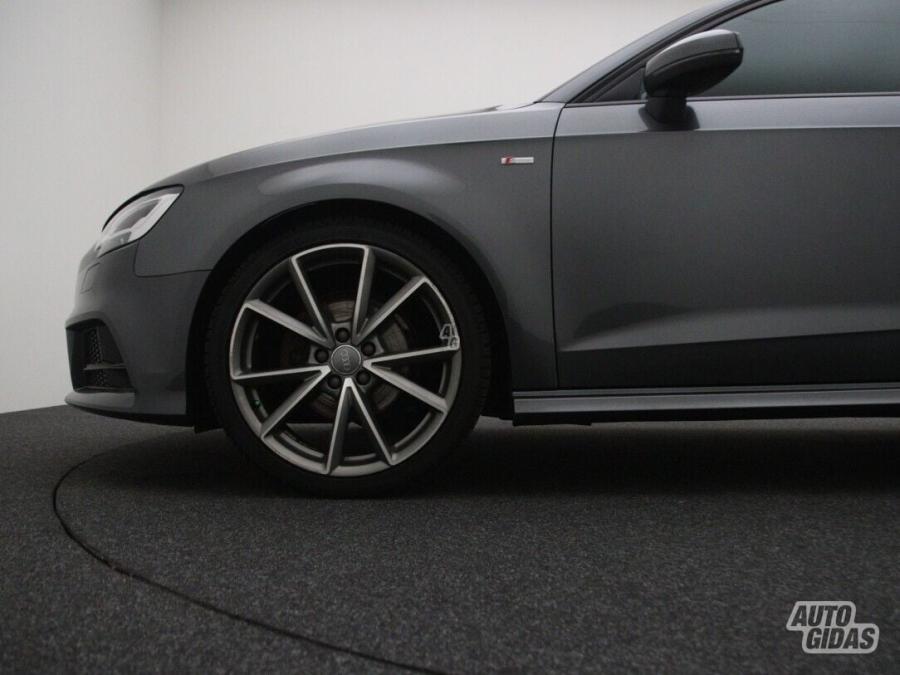 Grey Audi A3 2018 in Vilnius, with an engine capacity of 1.50 L and mileage of 231 thousand km for 12599 €, photo 28 on AUTOMOTO.COM.LV