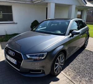 Grey Audi A3 2018 in Kaunas, with an engine capacity of 1.97 L and mileage of 255 thousand km for 13450 €, photo 21 on AUTOMOTO.COM.LV