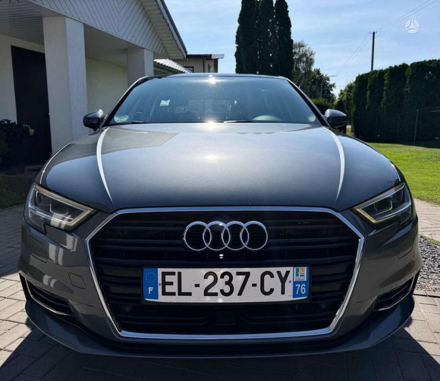 Grey Audi A3 2018 in Kaunas, with an engine capacity of 1.97 L and mileage of 255 thousand km for 13450 €, photo 24 on AUTOMOTO.COM.LV