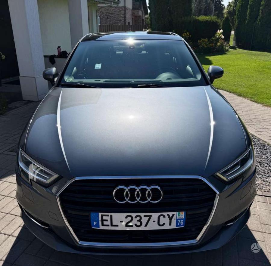 Grey Audi A3 2018 in Kaunas, with an engine capacity of 1.97 L and mileage of 255 thousand km for 13450 €, photo 25 on AUTOMOTO.COM.LV