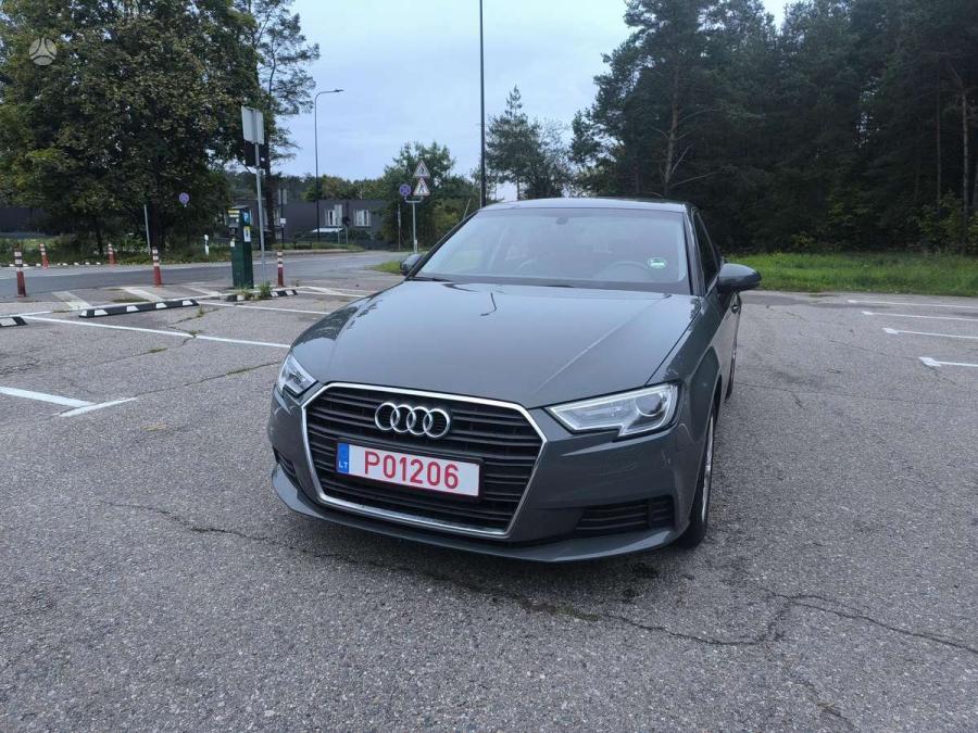 Pelēks Audi A3 2018 Viļņa, ar dzinēja tilpumu 1.60 L un nobraukumu 270 tūkst. km par 9999 €, foto 3 vietnē AUTOMOTO.COM.LV