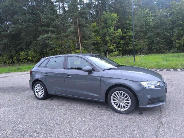 Grey Audi A3 2018 in Vilnius, with an engine capacity of 1.60 L and mileage of 270 thousand km for 9999 €, photo 7 on AUTOMOTO.COM.LV