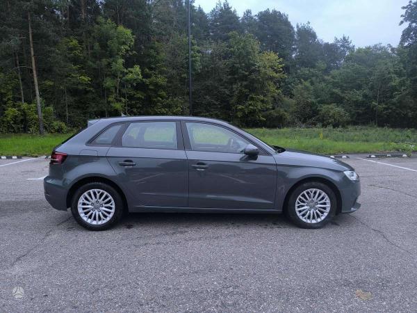 Grey Audi A3 2018 in Vilnius, with an engine capacity of 1.60 L and mileage of 270 thousand km for 9999 €, photo 8 on AUTOMOTO.COM.LV