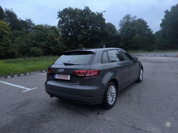 Grey Audi A3 2018 in Vilnius, with an engine capacity of 1.60 L and mileage of 270 thousand km for 9999 €, photo 10 on AUTOMOTO.COM.LV