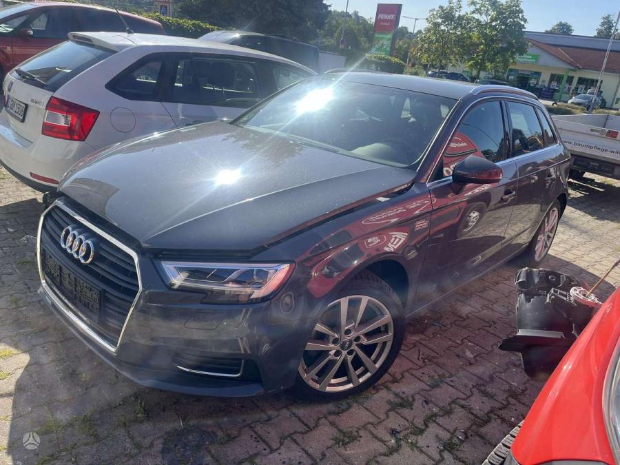 Grey Audi A3 2019 in Marijampole, with an engine capacity of 1.50 L and mileage of 60 thousand km for 9600 €, photo 1 on AUTOMOTO.COM.LV