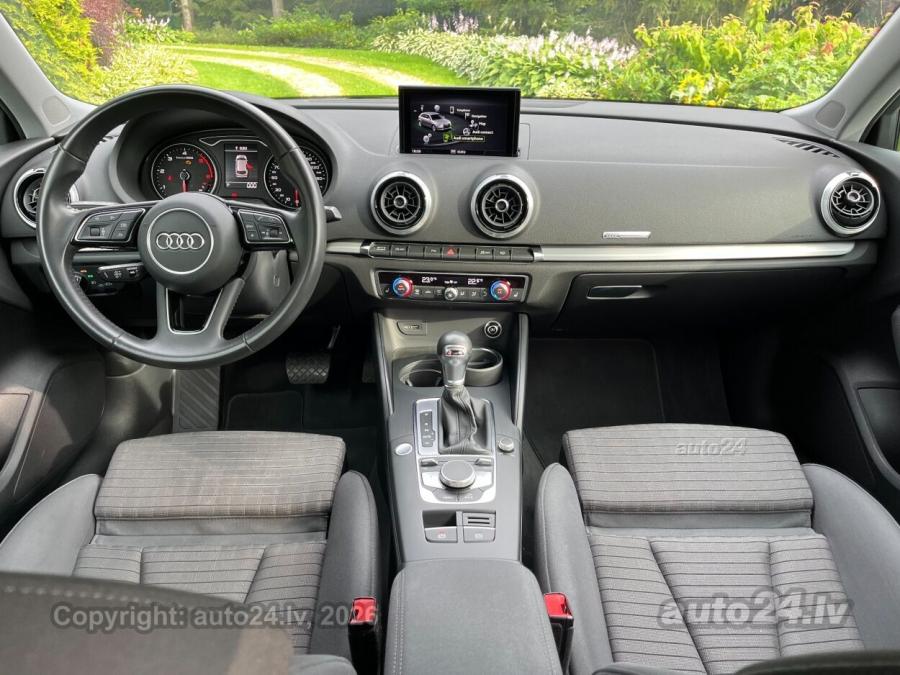 Grey Audi A3 2019 in Tallinn, with an engine capacity of 2.00 L and mileage of 88 thousand km for 17999 €, photo 9 on AUTOMOTO.COM.LV