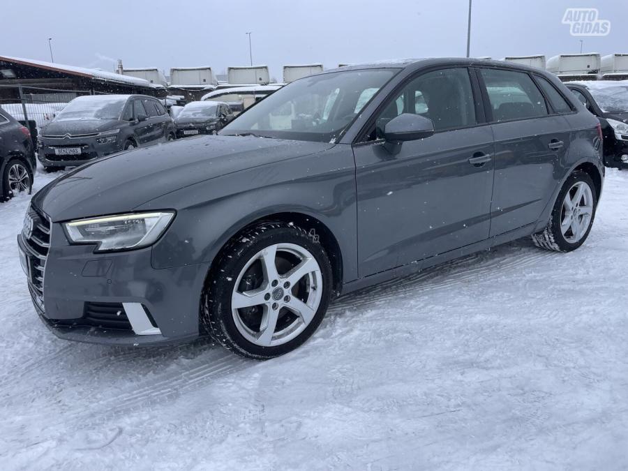 Grey Audi A3 2021 in Kaunas, with an engine capacity of 2.00 L and mileage of 250 thousand km for 11950 €, photo 1 on AUTOMOTO.COM.LV