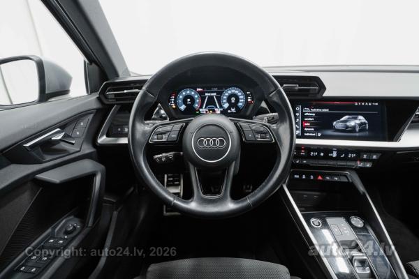 Grey Audi A3 2021 in Tallinn, with an engine capacity of 1.50 L and mileage of 86 thousand km for 24500 €, photo 10 on AUTOMOTO.COM.LV