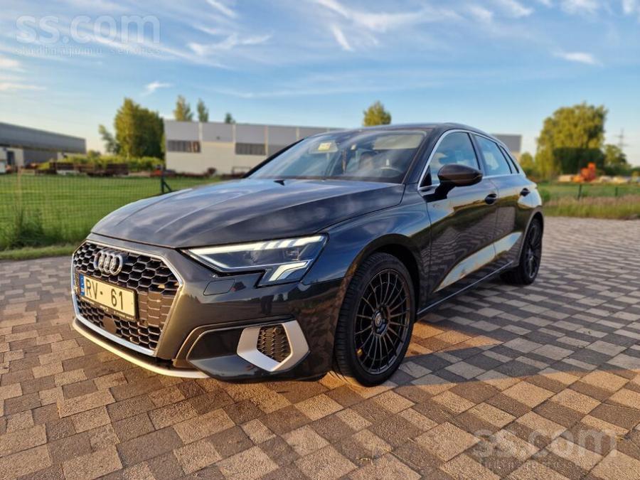 Grey Audi A3 2021 in Jelgava, with an engine capacity of 1.00 L and mileage of 89 thousand km for 19500 €, photo 1 on AUTOMOTO.COM.LV