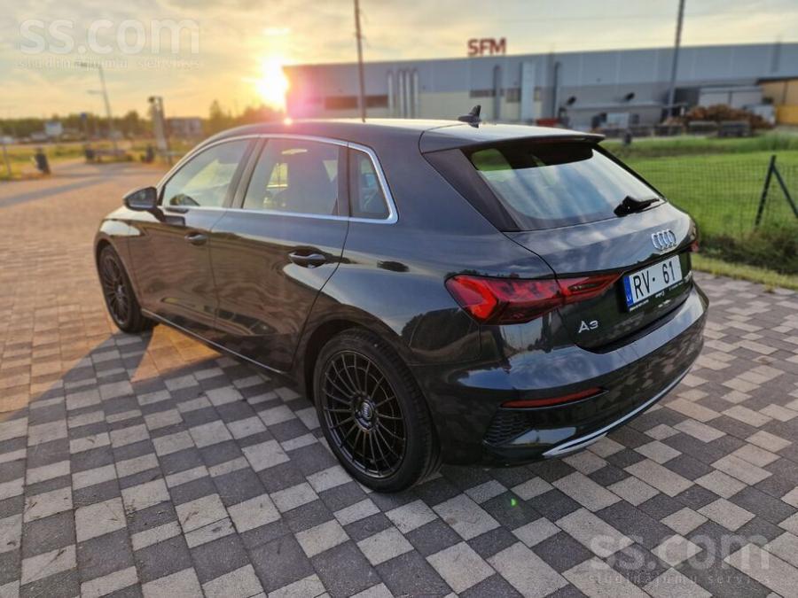 Grey Audi A3 2021 in Jelgava, with an engine capacity of 1.00 L and mileage of 89 thousand km for 19500 €, photo 8 on AUTOMOTO.COM.LV
