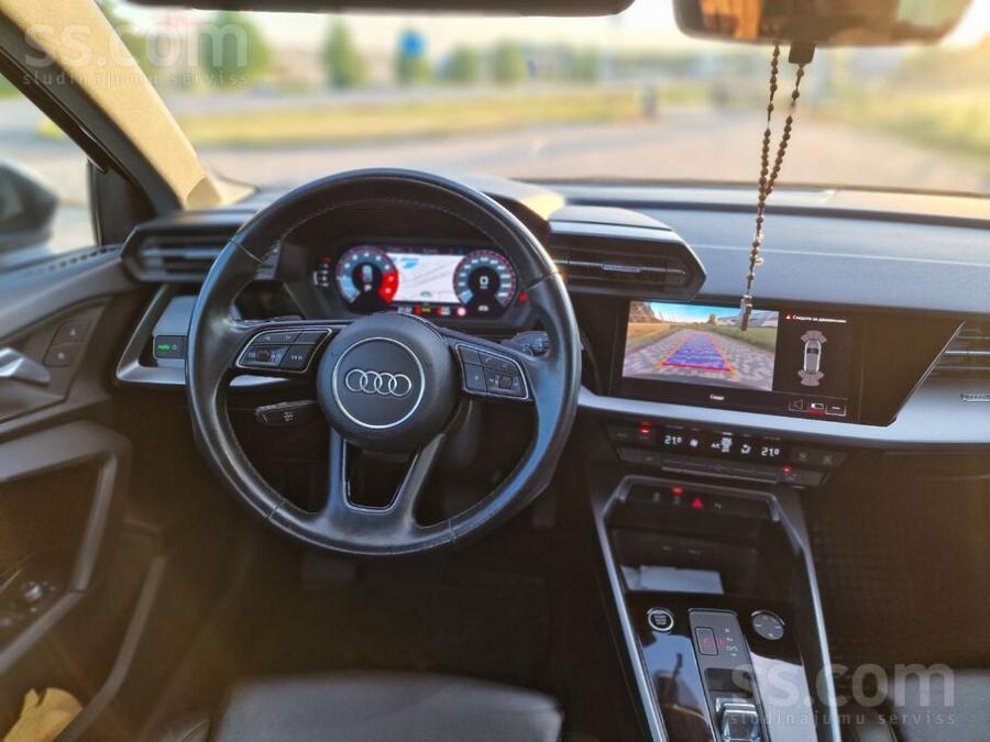 Grey Audi A3 2021 in Jelgava, with an engine capacity of 1.00 L and mileage of 89 thousand km for 19500 €, photo 10 on AUTOMOTO.COM.LV