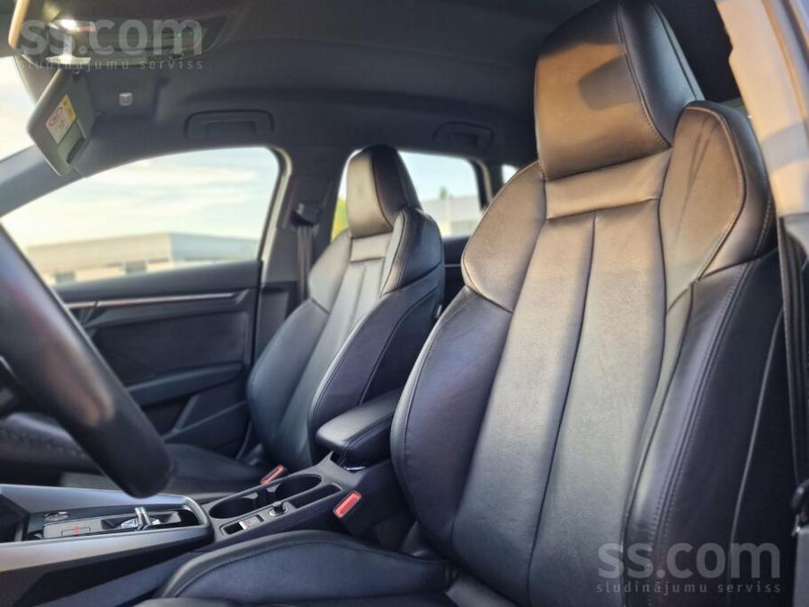 Grey Audi A3 2021 in Jelgava, with an engine capacity of 1.00 L and mileage of 89 thousand km for 19500 €, photo 12 on AUTOMOTO.COM.LV