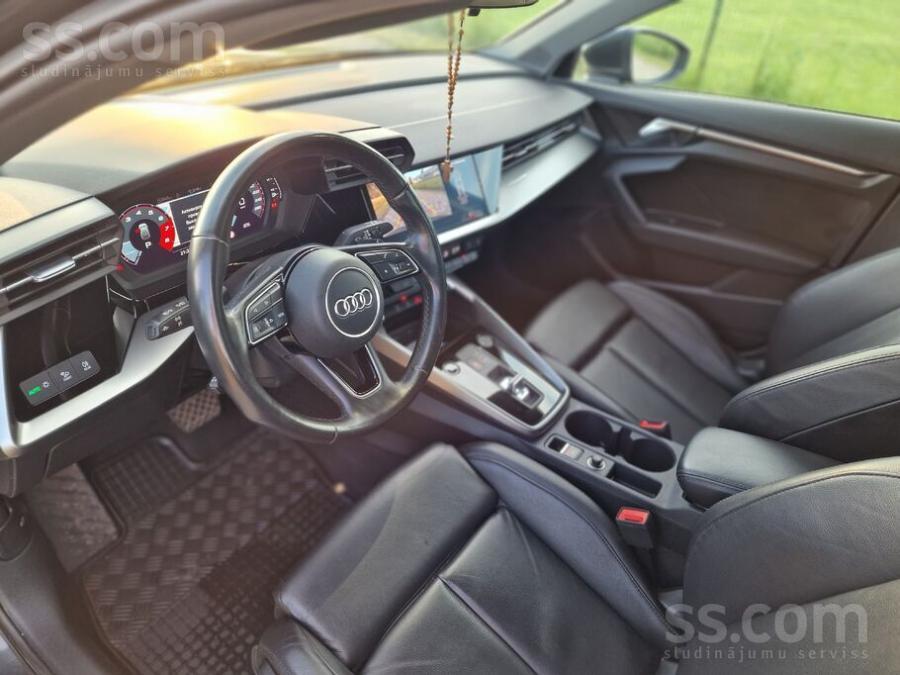 Grey Audi A3 2021 in Jelgava, with an engine capacity of 1.00 L and mileage of 89 thousand km for 19500 €, photo 13 on AUTOMOTO.COM.LV