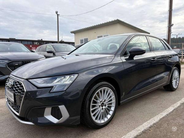 Grey Audi A3 2022 in Vilnius, with an engine capacity of 1.50 L and mileage of 175 thousand km for 16600 €, photo 1 on AUTOMOTO.COM.LV