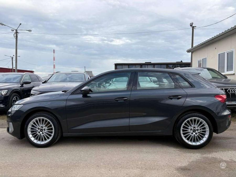 Grey Audi A3 2022 in Vilnius, with an engine capacity of 1.50 L and mileage of 175 thousand km for 16600 €, photo 2 on AUTOMOTO.COM.LV