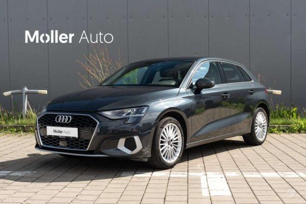 Pelēks Audi A3 2022 Viļņa, ar dzinēja tilpumu 1.50 L un nobraukumu 104 tūkst. km par 20800 €, foto 1 vietnē AUTOMOTO.COM.LV