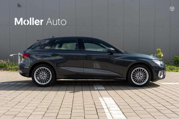 Pelēks Audi A3 2022 Viļņa, ar dzinēja tilpumu 1.50 L un nobraukumu 104 tūkst. km par 20800 €, foto 8 vietnē AUTOMOTO.COM.LV