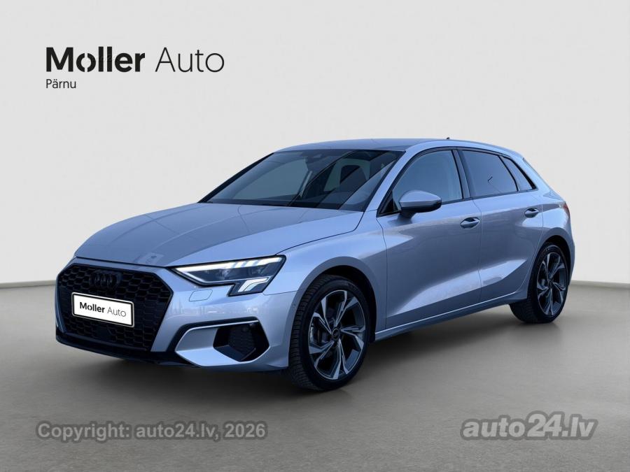 Pelēks Audi A3 2023 Pērnava, ar dzinēja tilpumu 1.00 L un nobraukumu 41 tūkst. km par 29900 €, foto 1 vietnē AUTOMOTO.COM.LV