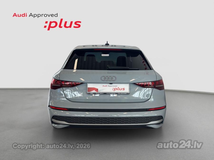 Pelēks Audi A3 2025 Tallina, ar dzinēja tilpumu 1.50 L un nobraukumu 8 tūkst. km par 32500 €, foto 6 vietnē AUTOMOTO.COM.LV
