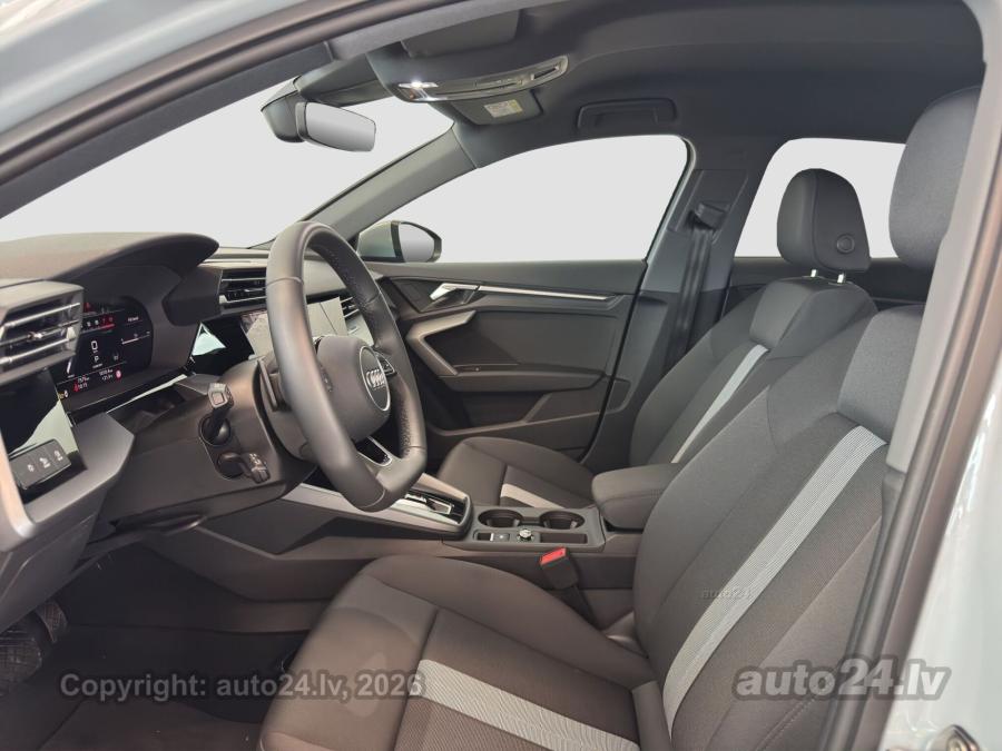 Pelēks Audi A3 2025 Tallina, ar dzinēja tilpumu 1.50 L un nobraukumu 8 tūkst. km par 32500 €, foto 7 vietnē AUTOMOTO.COM.LV