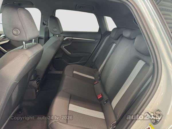 Grey Audi A3 2025 in Tallinn, with an engine capacity of 1.50 L and mileage of 8 thousand km for 32500 €, photo 8 on AUTOMOTO.COM.LV