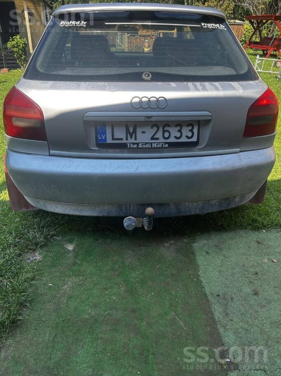 Grey Audi A3 1998 in Jelgava, with an engine capacity of 1.90 L and mileage of 448 thousand km for 1350 €, photo 5 on AUTOMOTO.COM.LV
